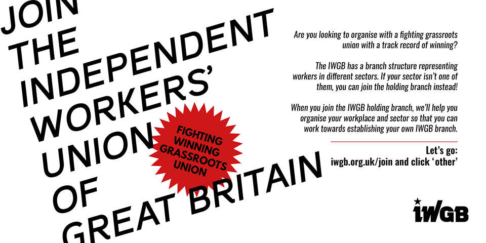 IWGB General Members Branch · IWGB